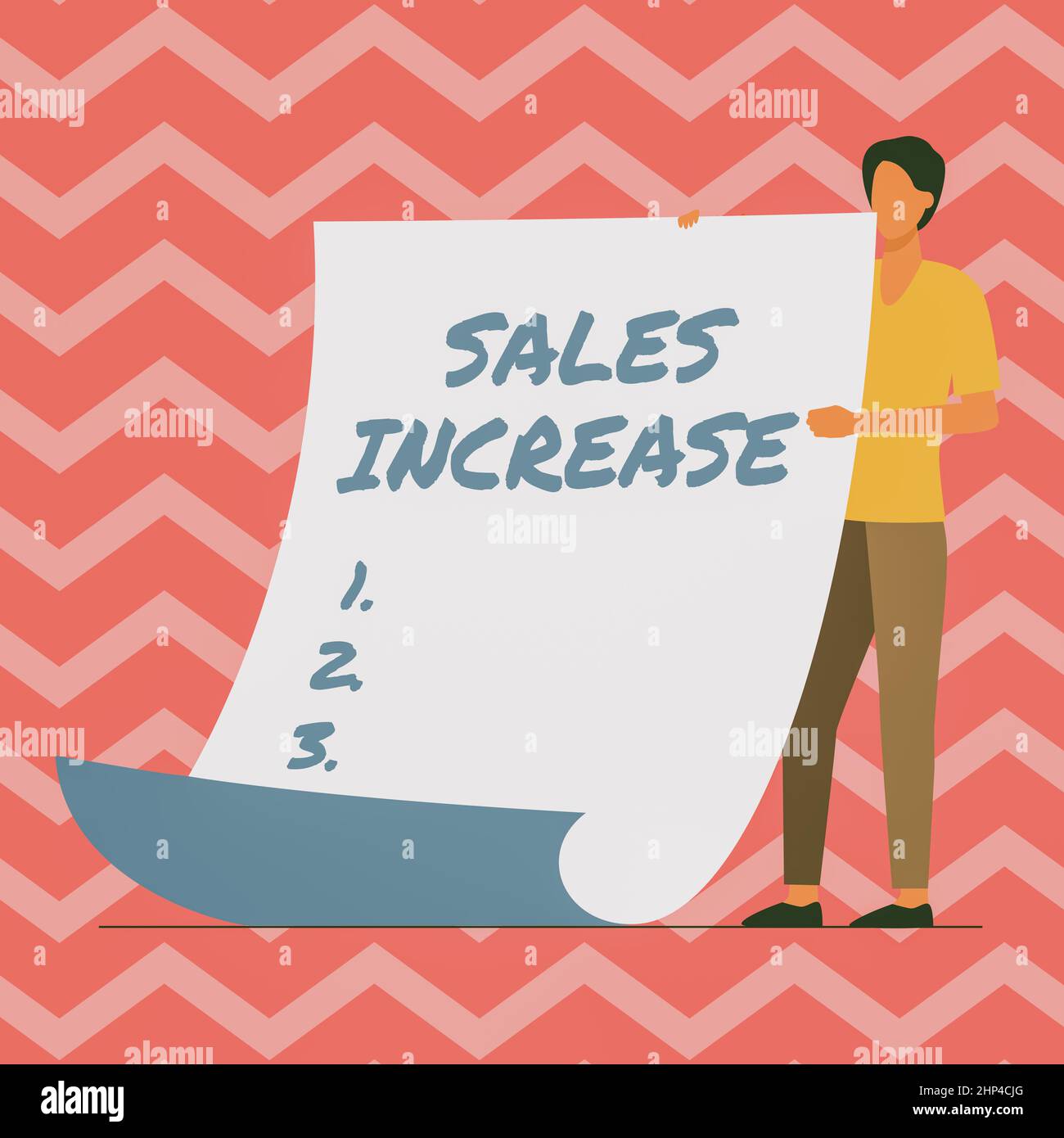 Text caption presenting Sales Increase, Business idea Grow your ...