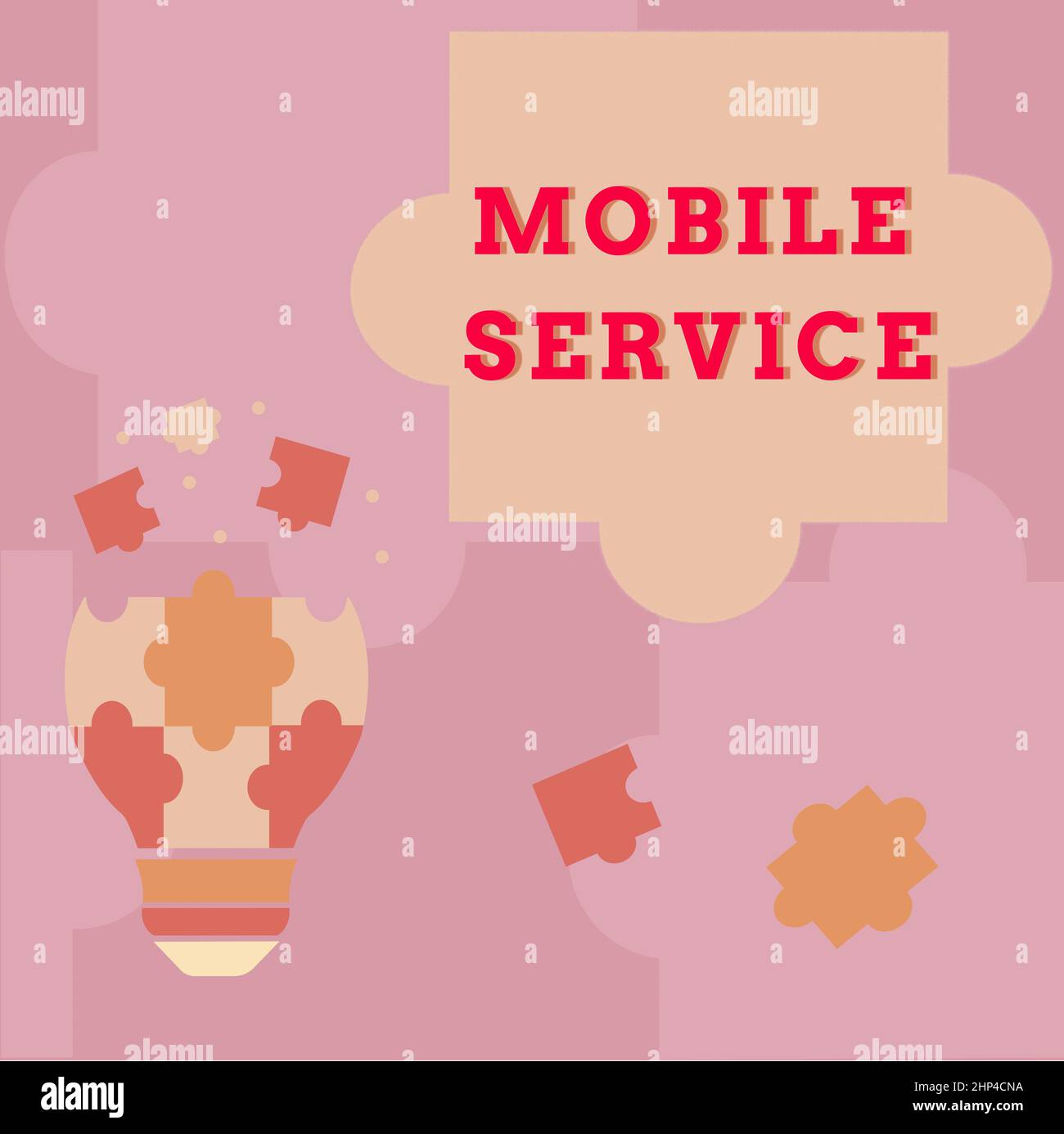 Hand writing sign Mobile Service, Business showcase Radio communication ...