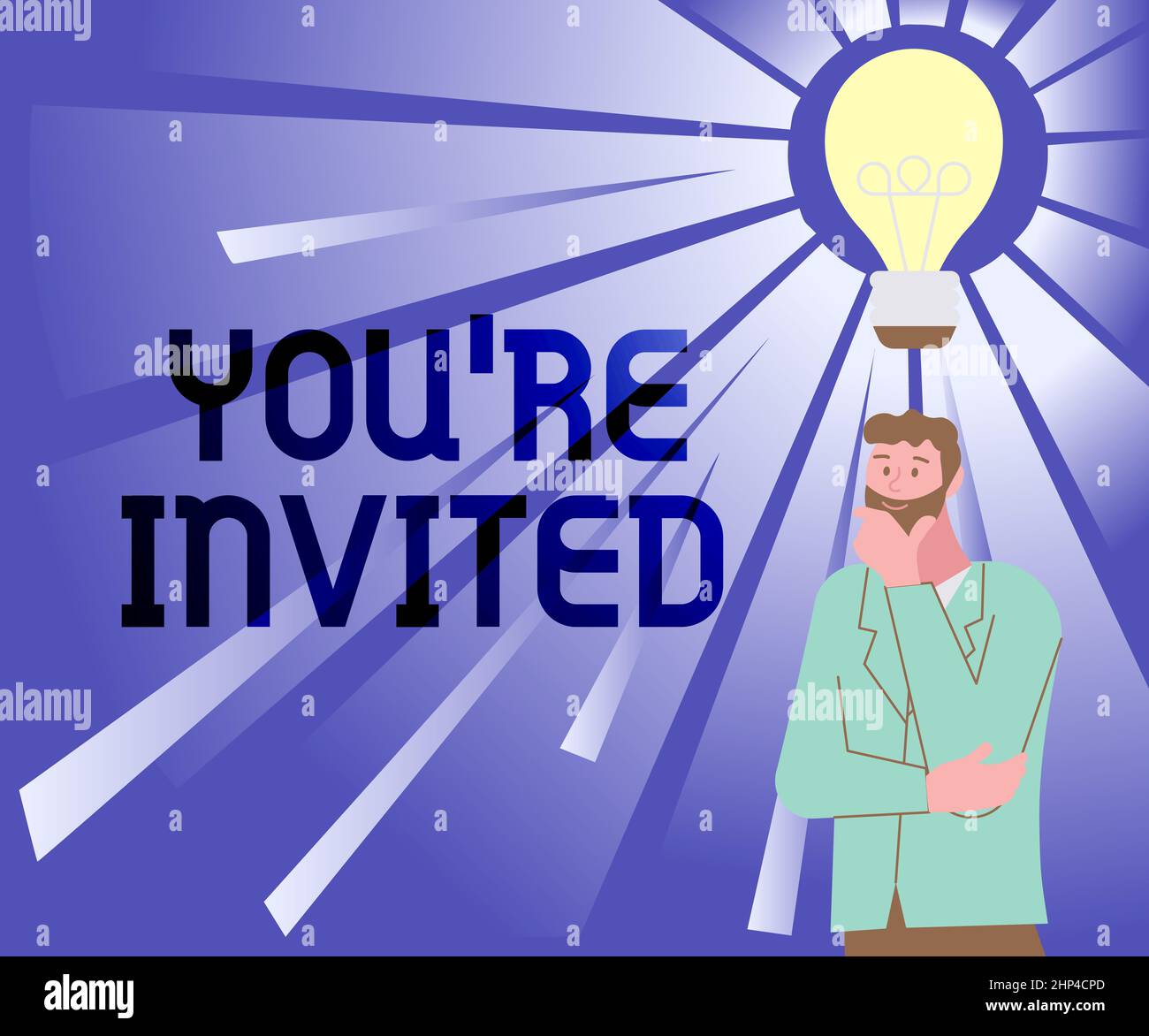 Inspiration showing sign You Re Invited, Business concept Please join ...