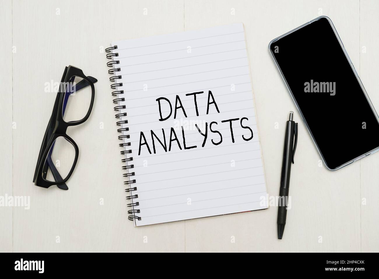 Text sign showing Data Analysts, Concept meaning Programmer Design and Create Report Identifies ...