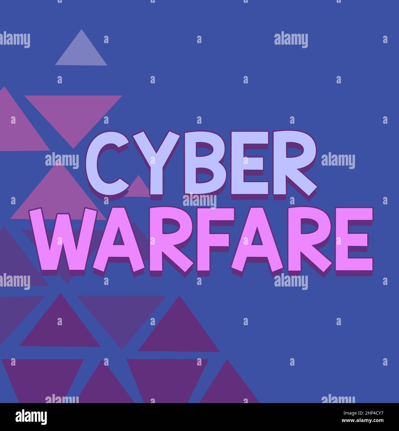 Conceptual display Cyber Warfare, Business showcase Virtual War Hackers ...