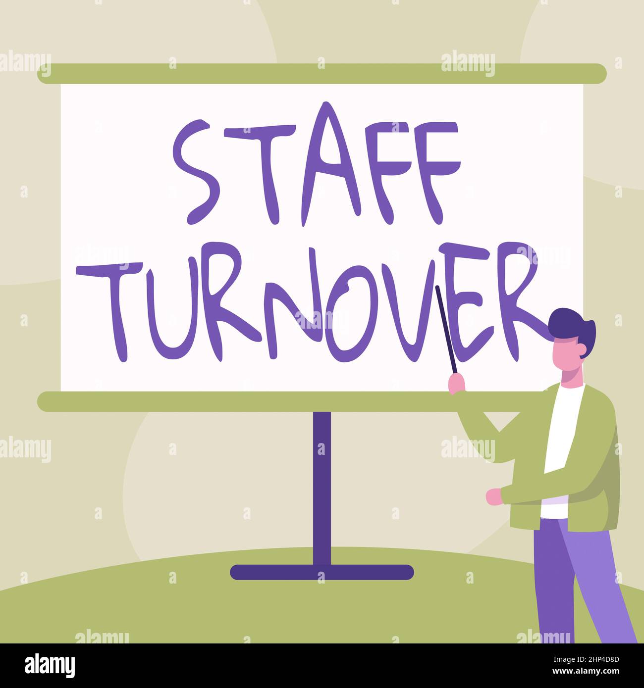 Text showing inspiration Staff Turnover, Business concept The ...