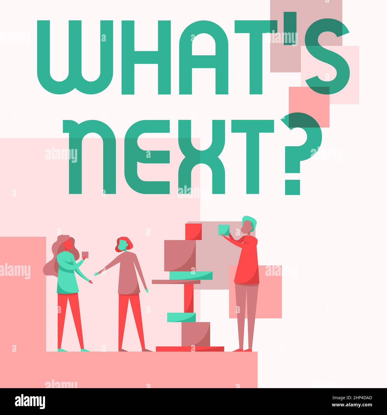 Hand writing sign Whats Next Question, Concept meaning Expecting Any ...