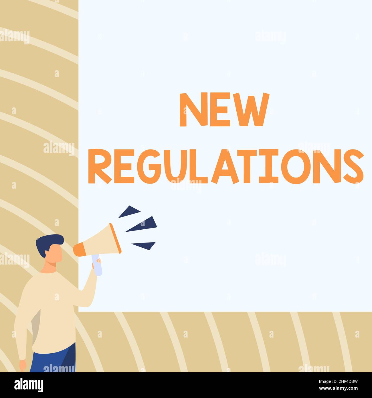 Text sign showing New Regulations, Business showcase latest established ...