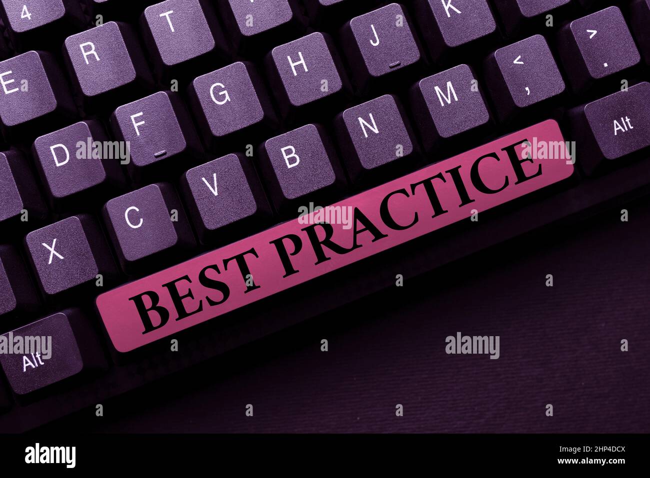 Inspiration showing sign Best Practice, Business showcase Selective ...