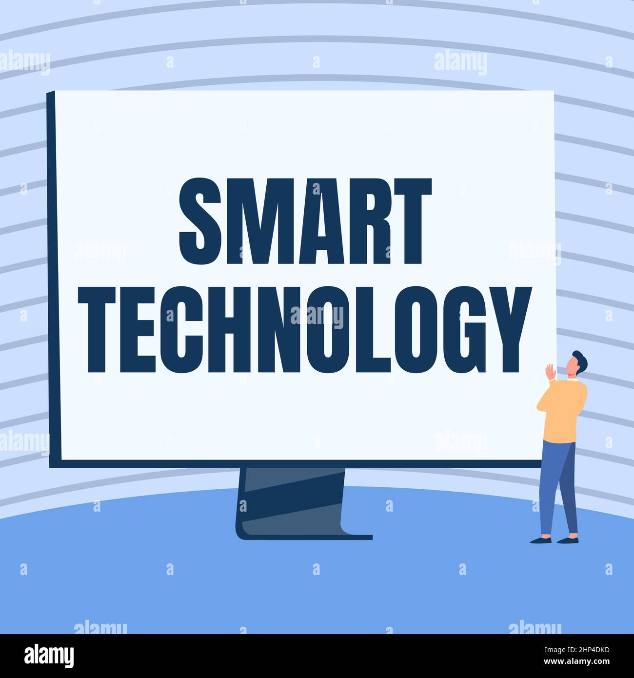 Conceptual display Smart Technology, Conceptual photo used to protect and prevent errors in hard ...