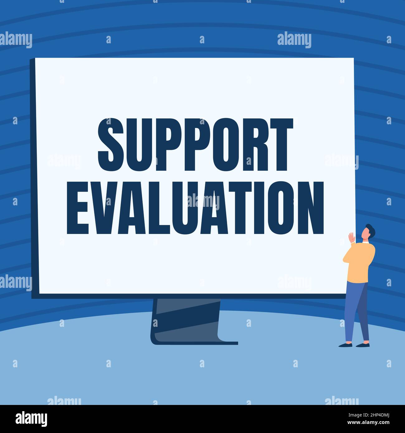 Writing Displaying Text Support Evaluation Business Idea Helps