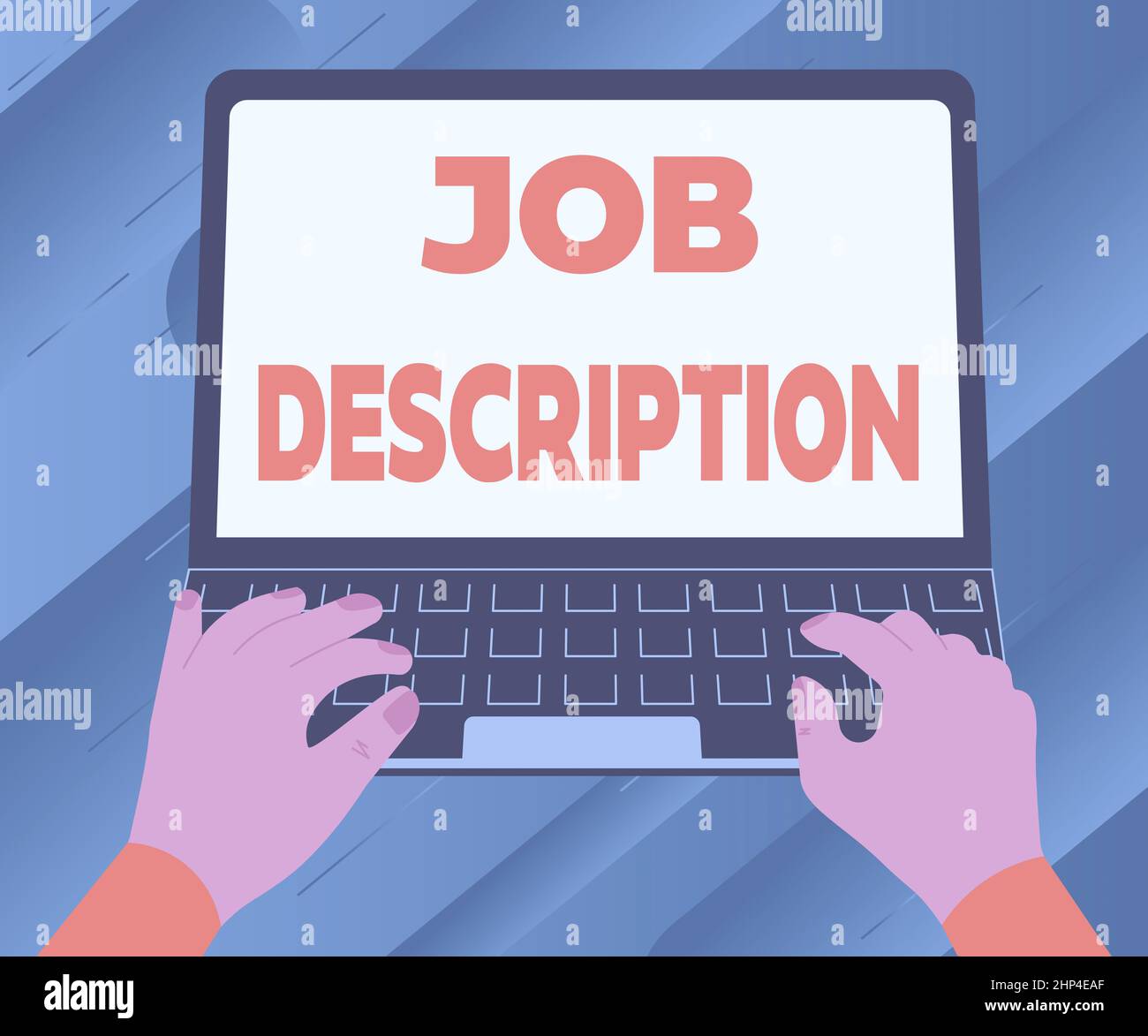 Sign displaying Job Description, Conceptual photo A document that ...