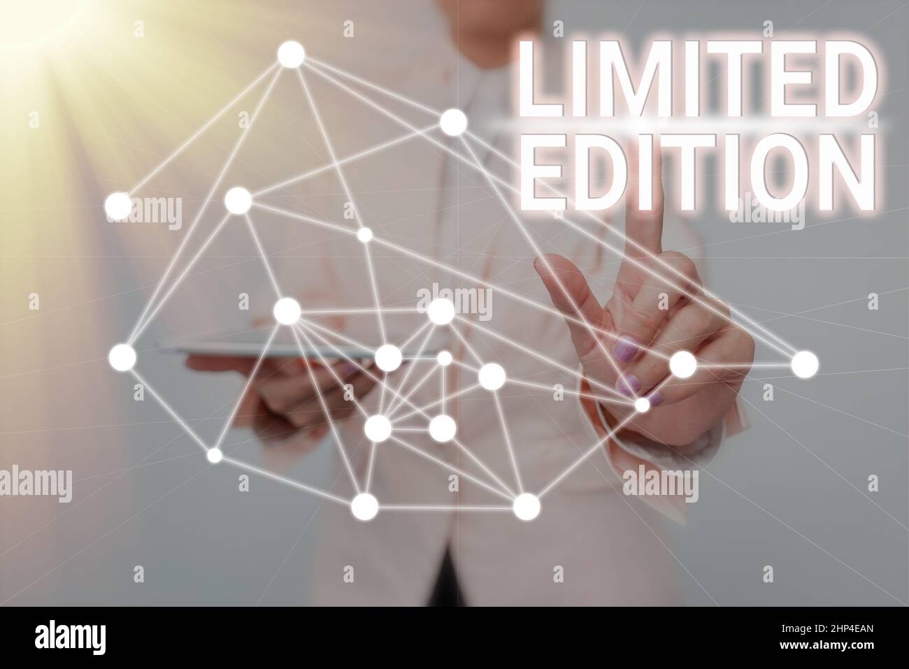 Text caption presenting Limited Edition, Business idea Work of ...