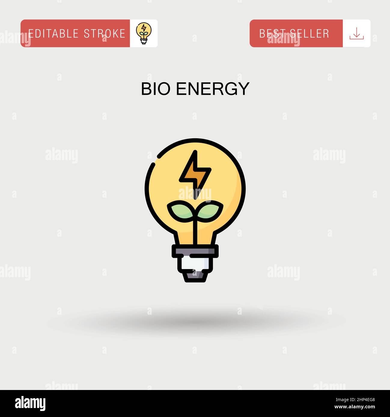Bio energy Simple vector icon Stock Vector Image & Art - Alamy