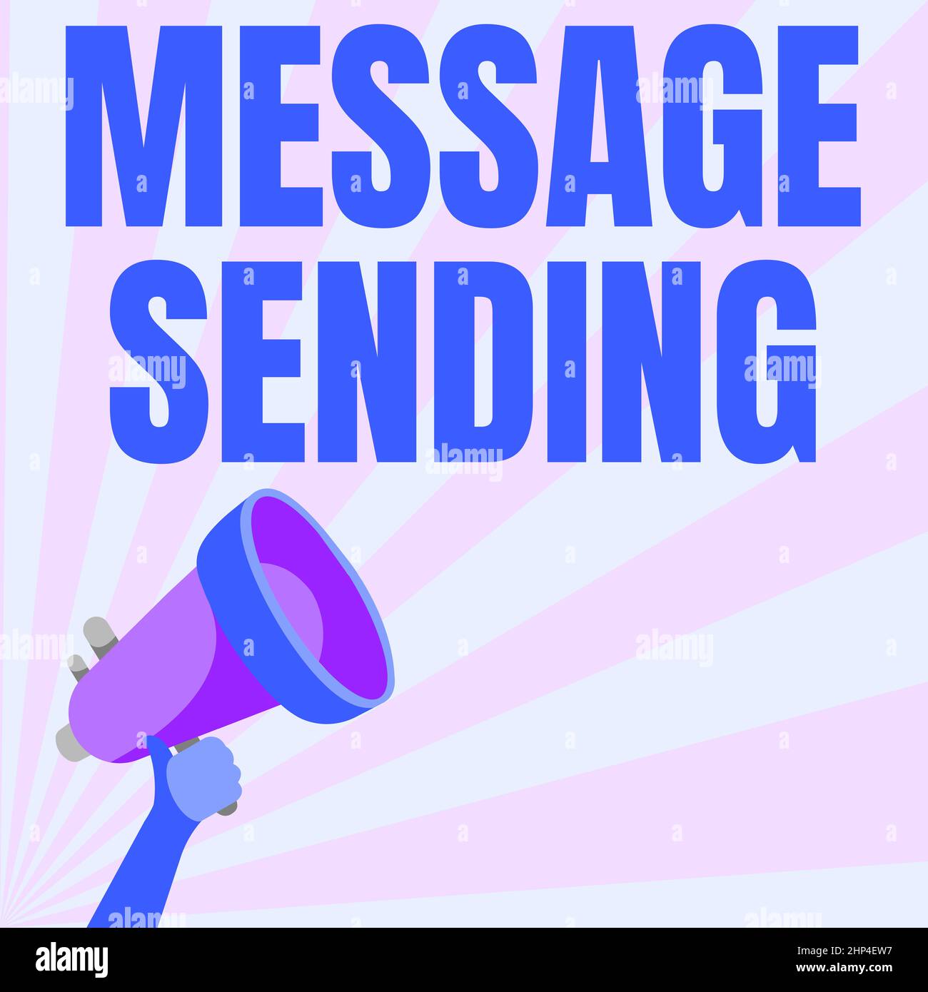 Text showing inspiration Message Sending, Business showcase to convey ...