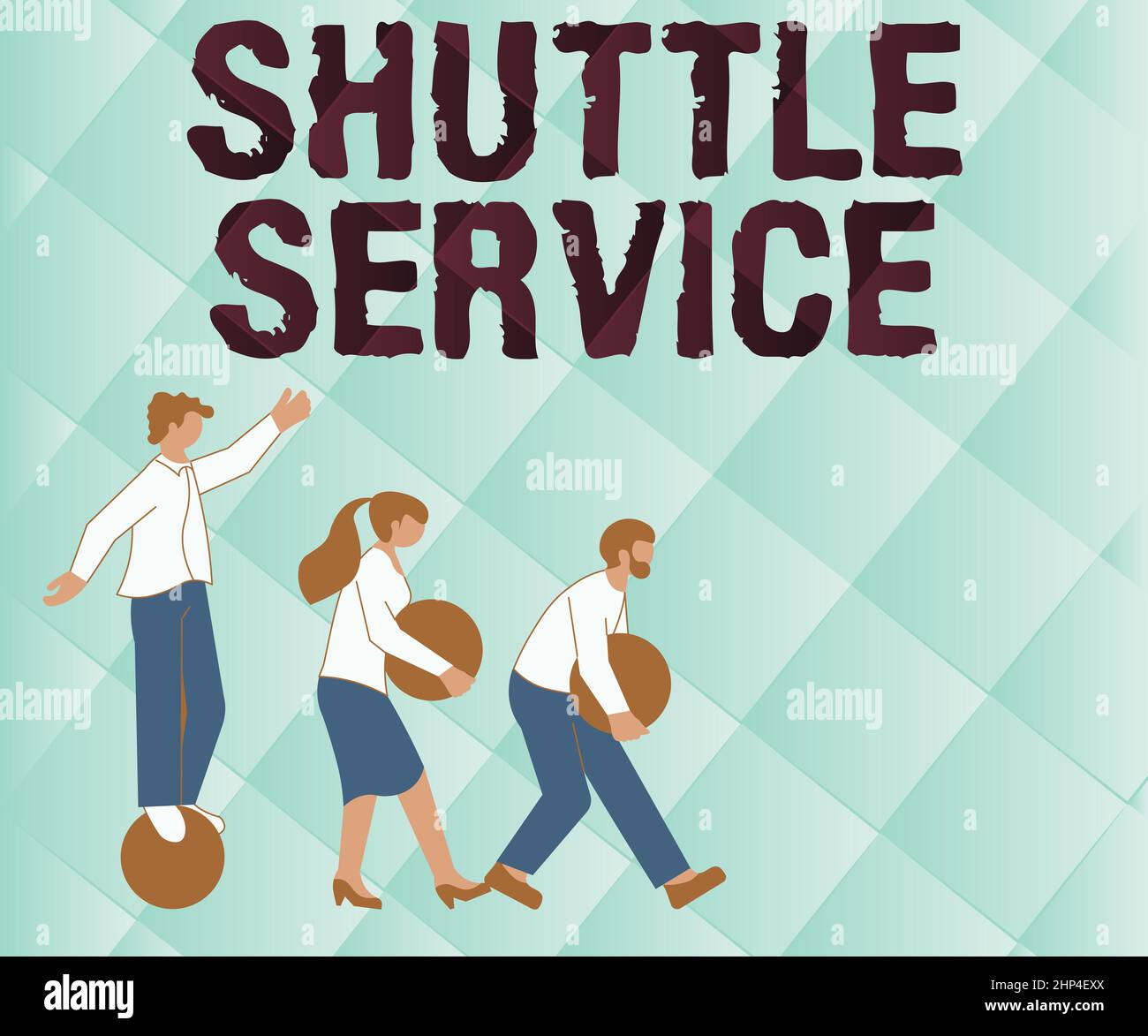 Conceptual caption Shuttle Service, Business concept vehicles like ...