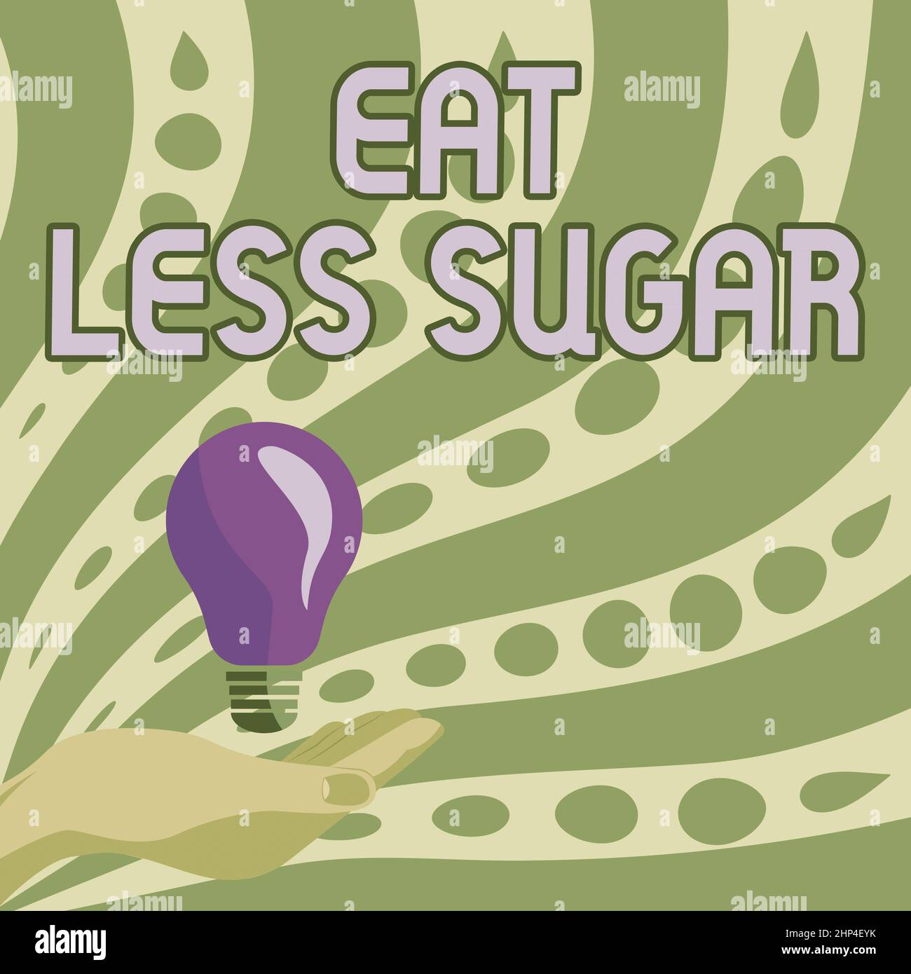 Handwriting text Eat Less Sugar, Conceptual photo reducing sugar intake ...
