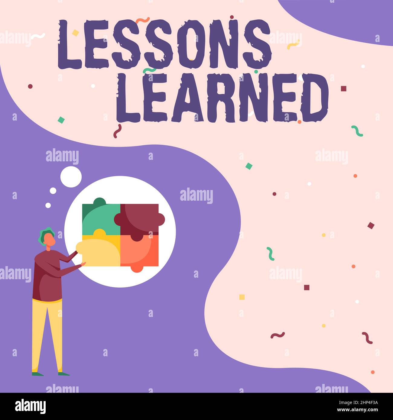 Text sign showing Lessons Learned, Business concept information ...