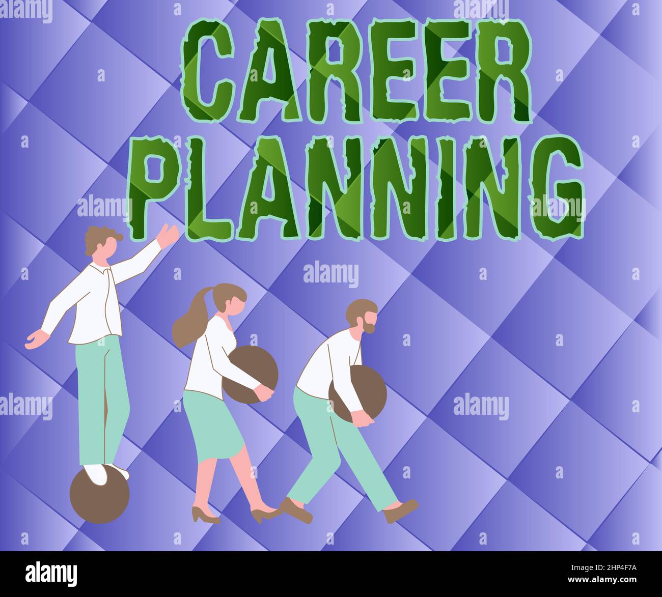 Text showing inspiration Career Planning, Business overview ...
