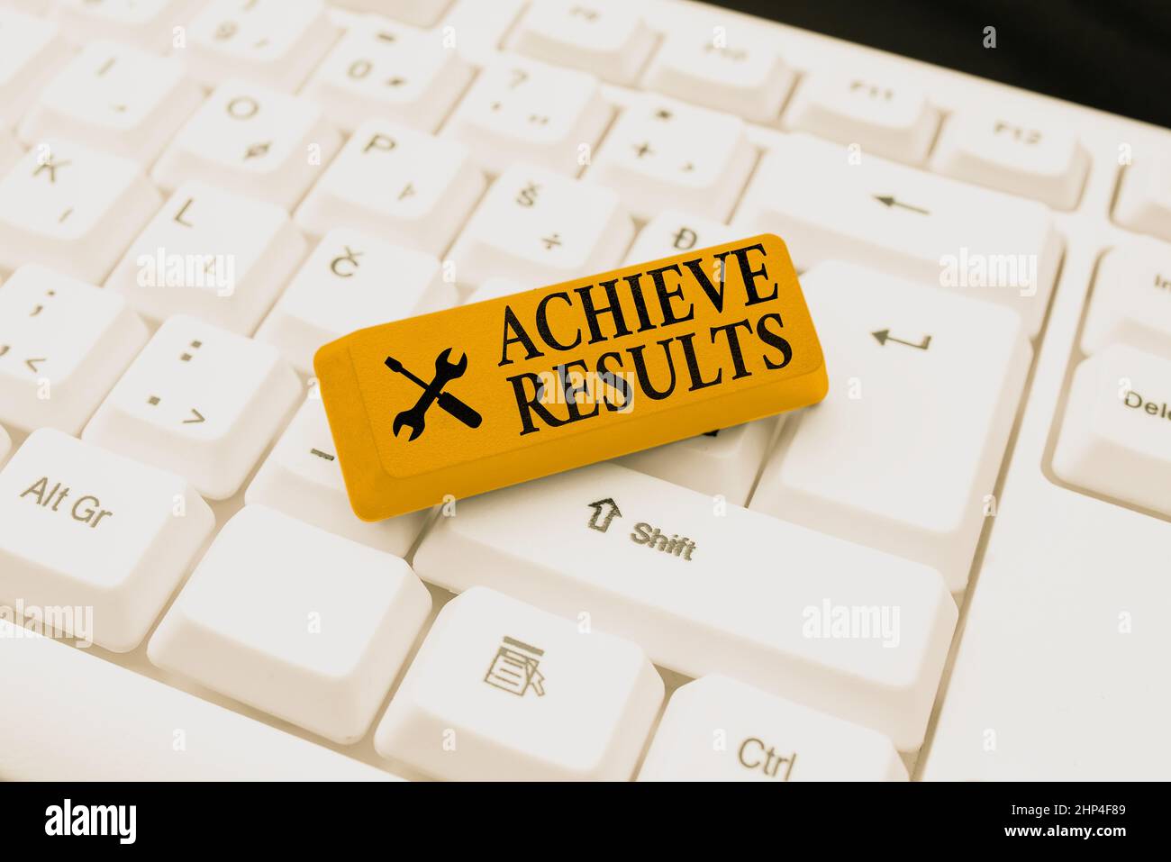 Inspiration showing sign Achieve Results, Concept meaning to target and ...