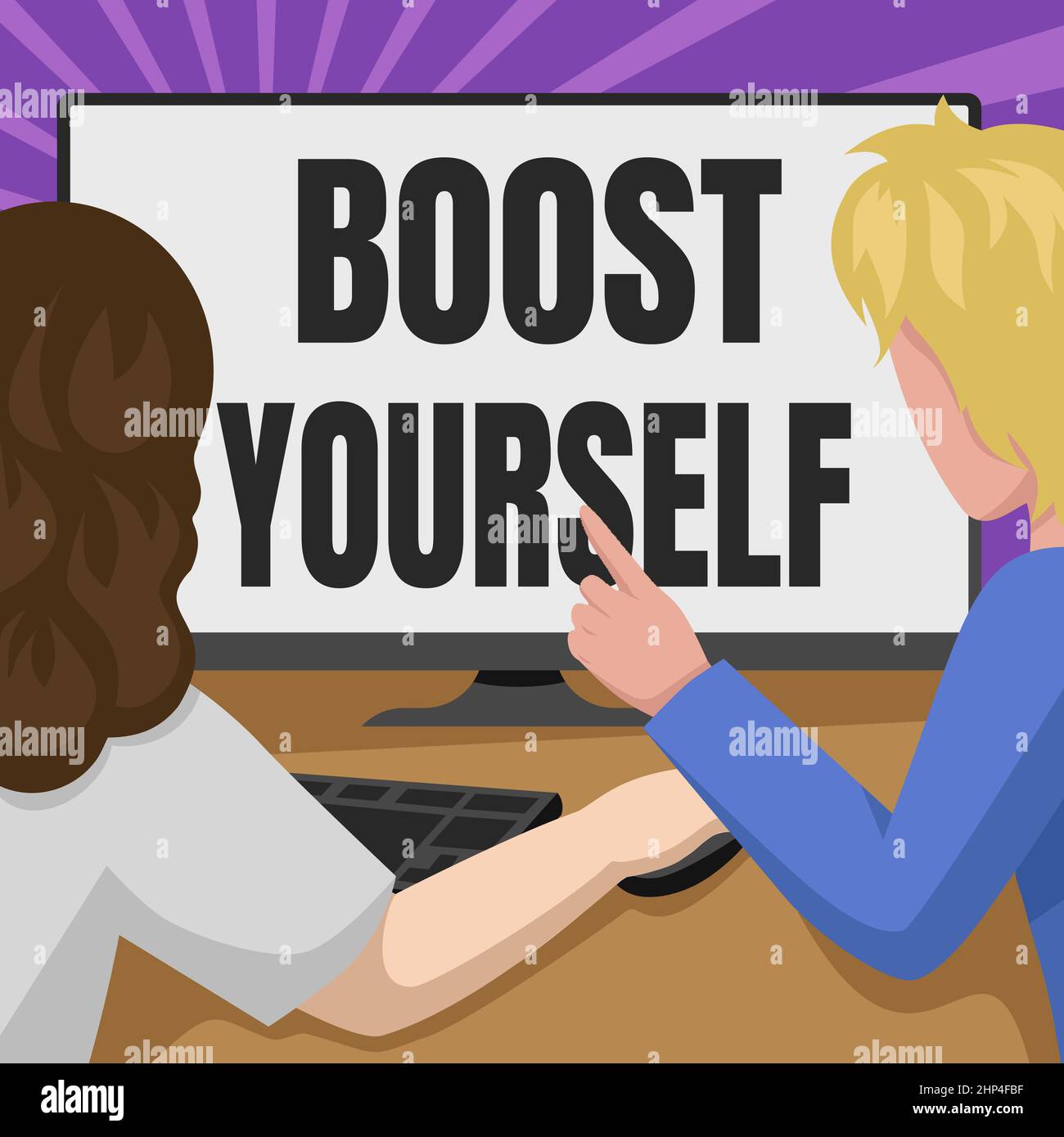 Inspiration showing sign Boost Yourself, Internet Concept delivering a ...