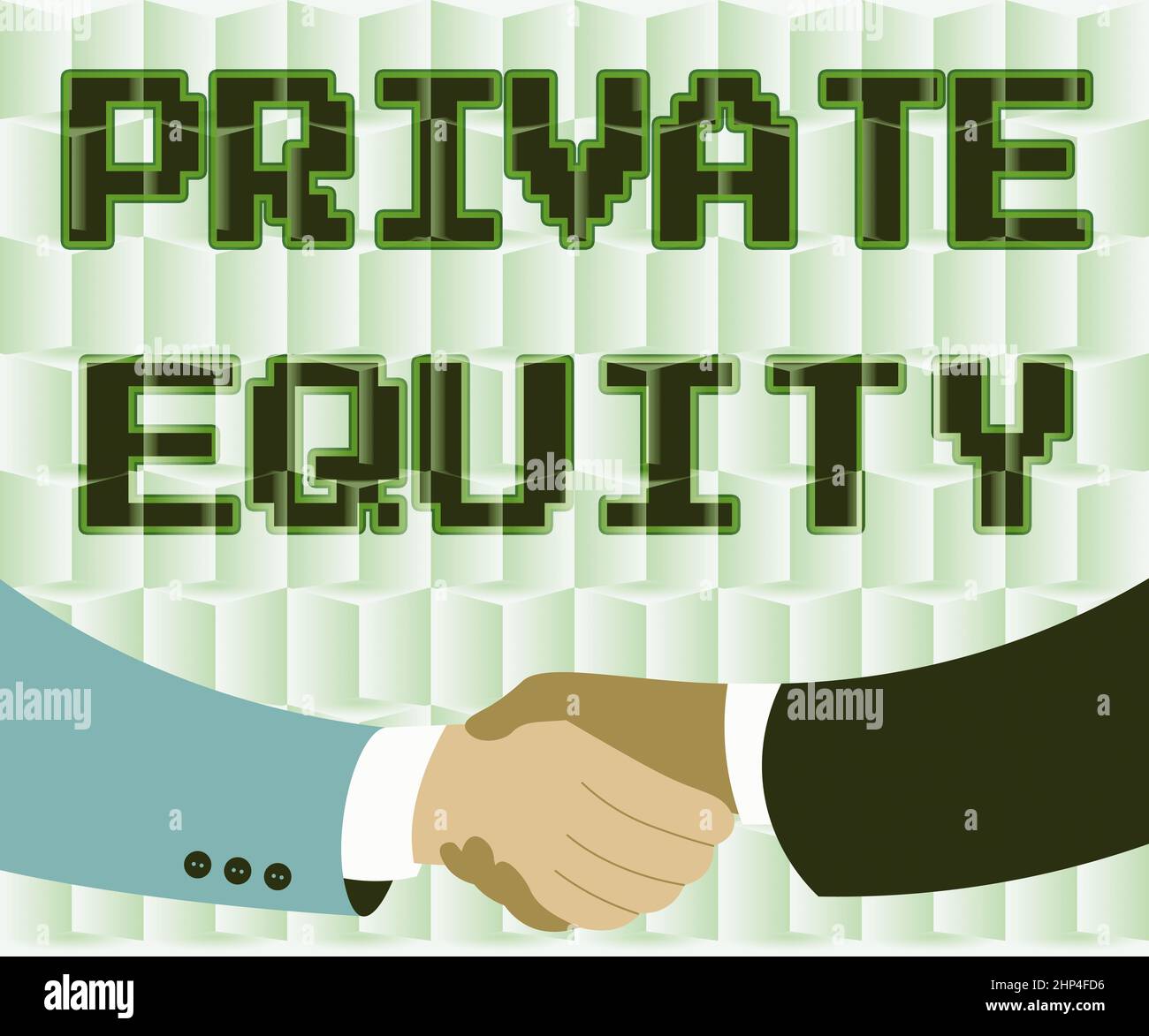 Text caption presenting Private Equity, Business showcase limited ...
