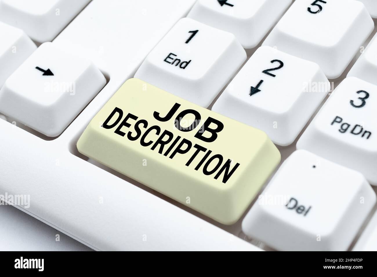 Inspiration showing sign Job Description, Conceptual photo A document ...