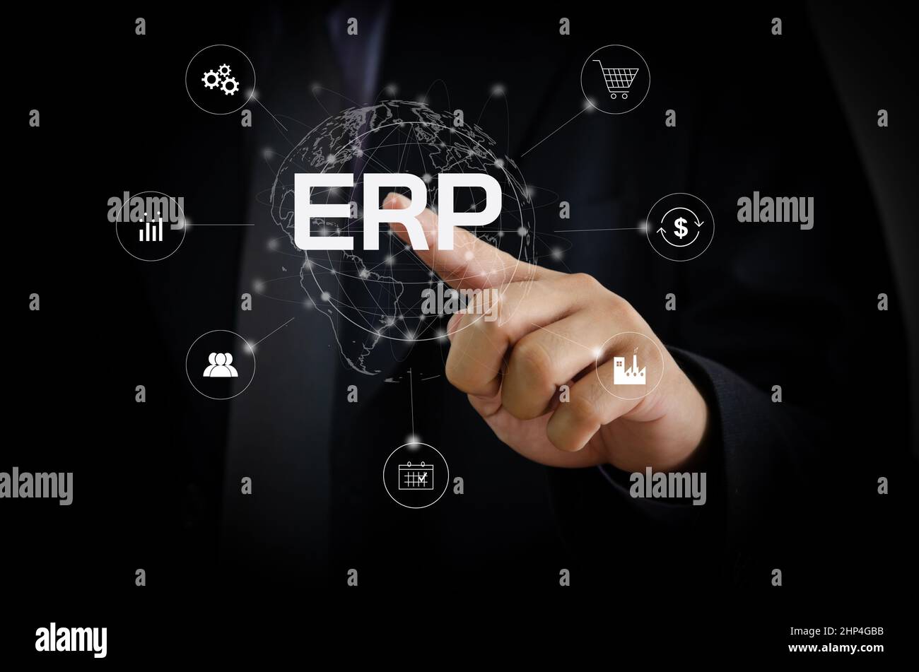 ERP Enterprise Resource Planning Internal management, organizational ...