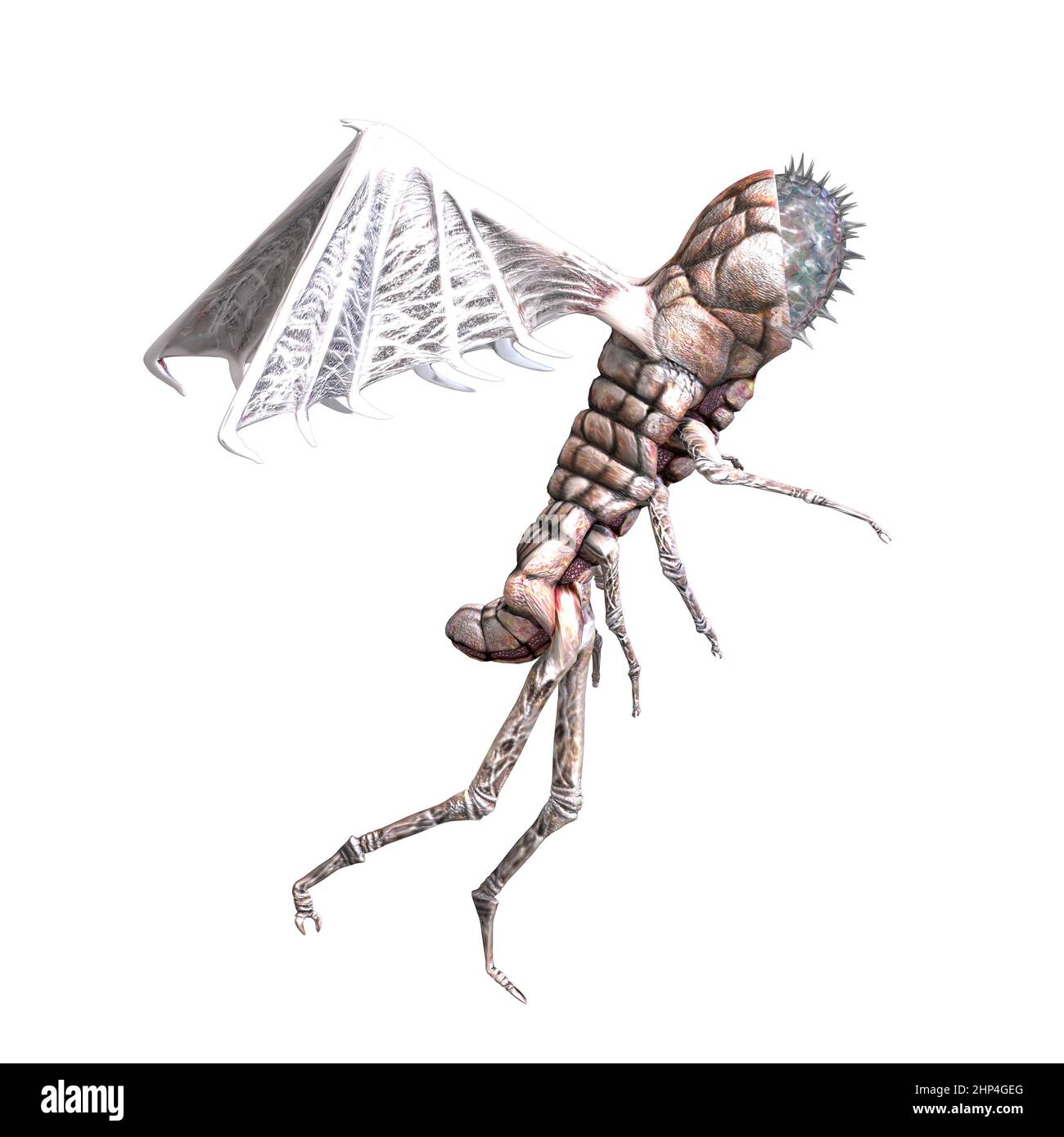 3d-illustration of a bright isolated horror fantasy alien insect Stock ...