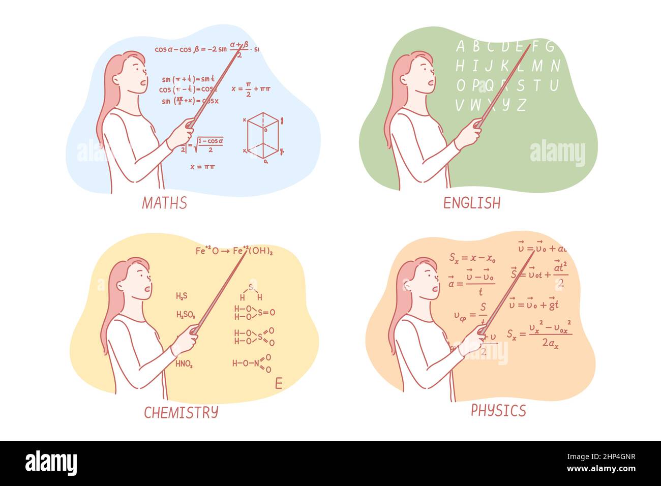 Explanation focused Stock Vector Images - Alamy