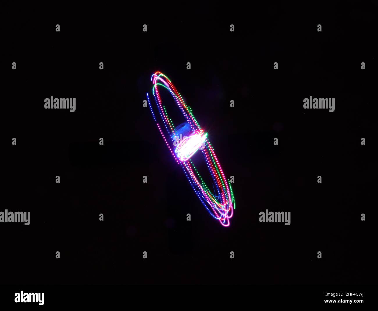 spectacular colored lights with geometric shapes special effects Stock ...