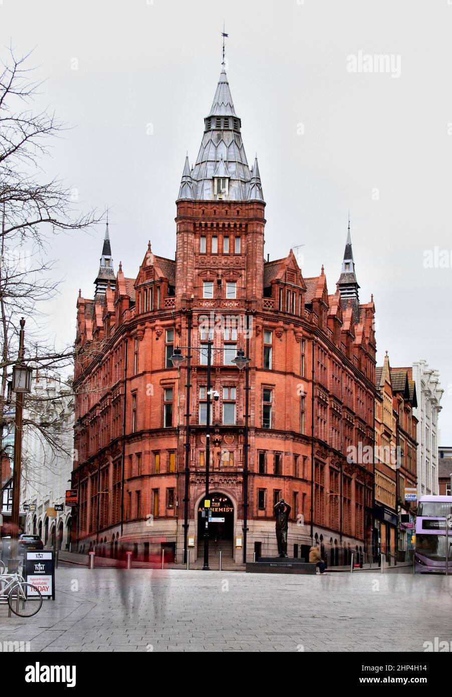 Urban Gothic in Nottingham city centre Stock Photo - Alamy