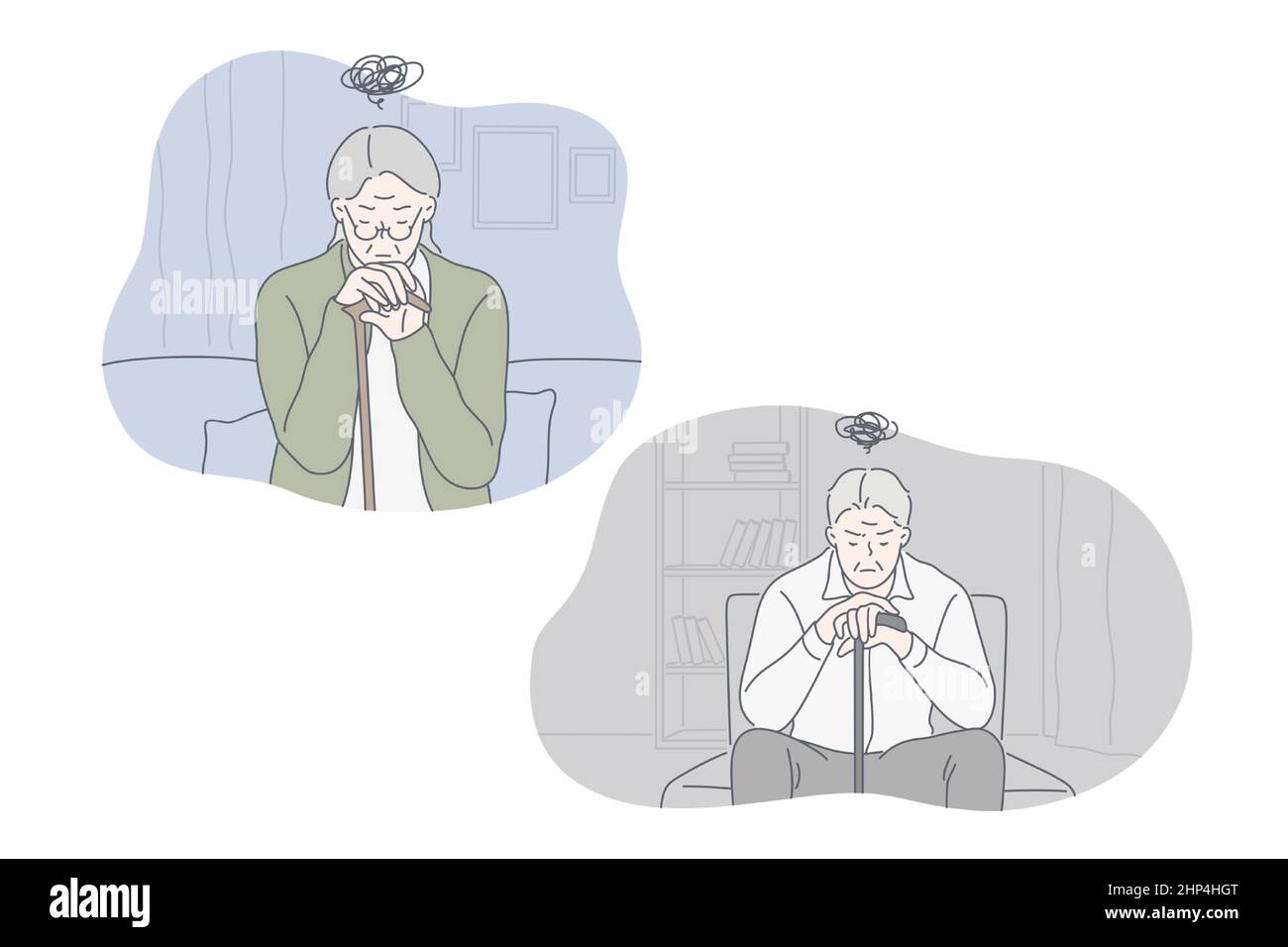 Man illness woman Cut Out Stock Images & Pictures - Alamy
