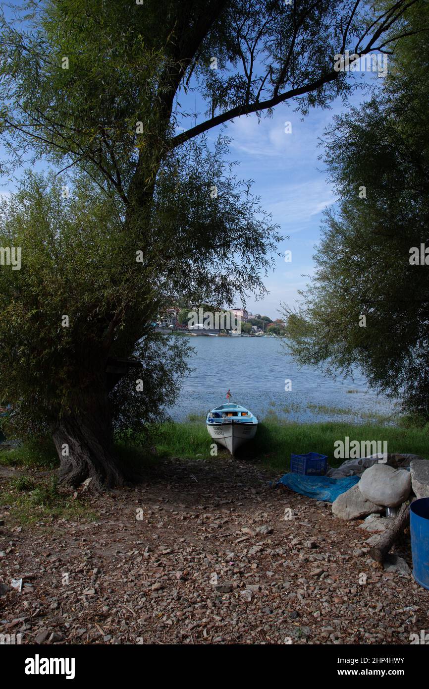 Beautiful scenery fishing boat hi-res stock photography and images - Alamy