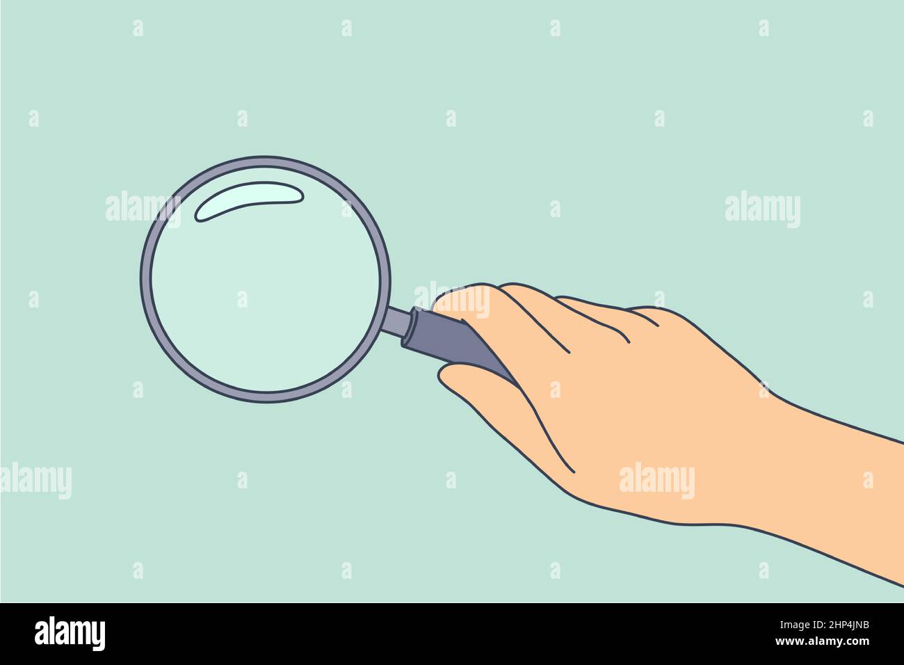 Scientist magnifying glass cartoon hi-res stock photography and images ...