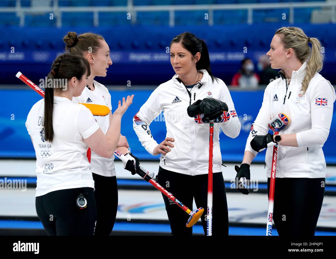 Great Britain's Hailey Duff, Jennifer Dodds, Eve Muirhead and Vicky ...