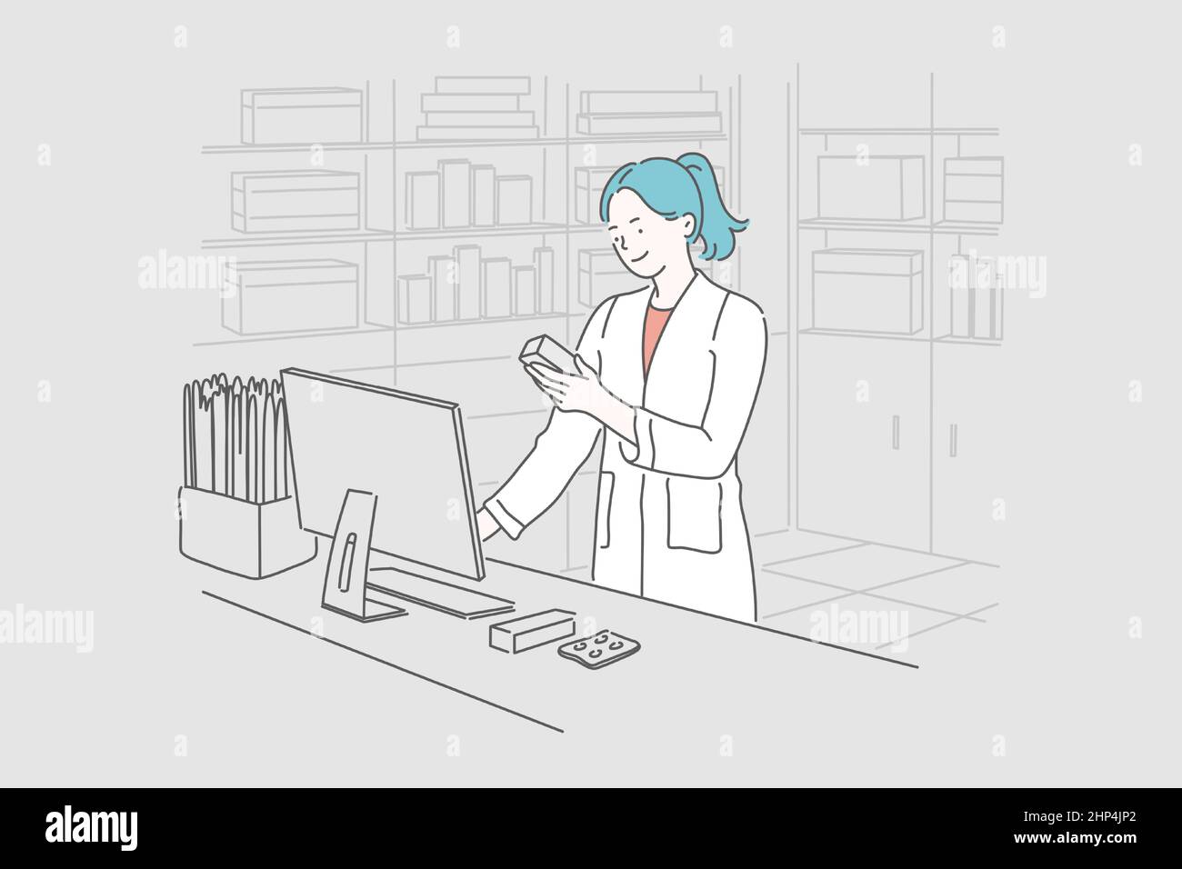 Drug checking Stock Vector Images - Alamy