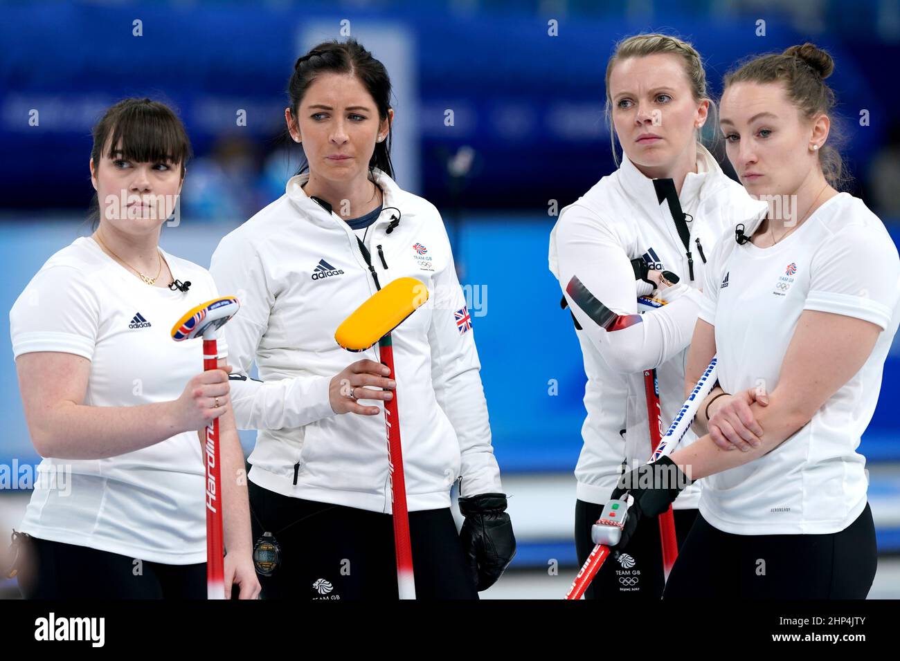 Great Britain's Hailey Duff, Eve Muirhead, Vicky Wright and Jennifer ...