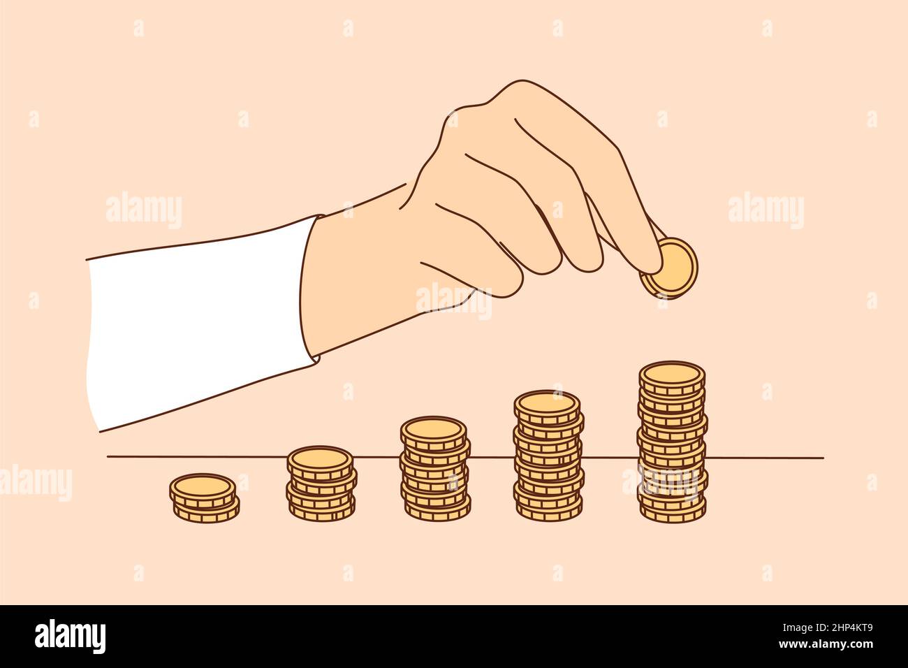 Wealth and success Stock Vector Images - Alamy