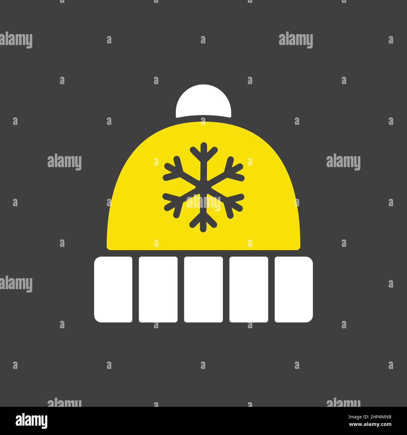 Wearing knit cap Stock Vector Images - Alamy