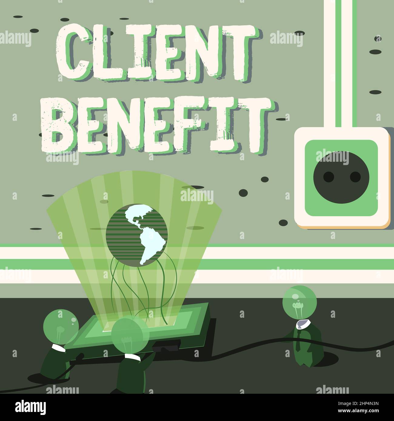 Inspiration showing sign Client Benefit, Business approach The real or ...