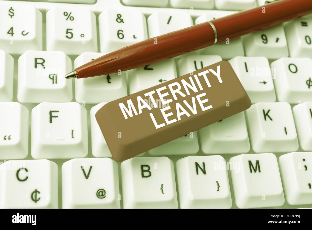 Sign displaying Maternity Leave, Internet Concept a leave of absence ...