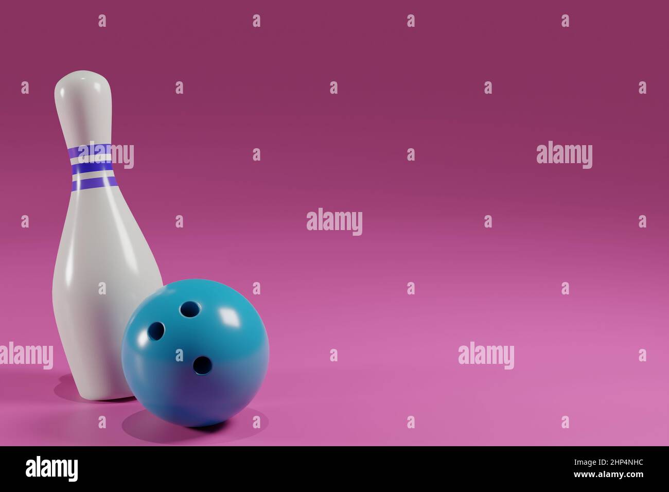 Bowling strike rendered. Realistic illustration of bowling strike icon ...