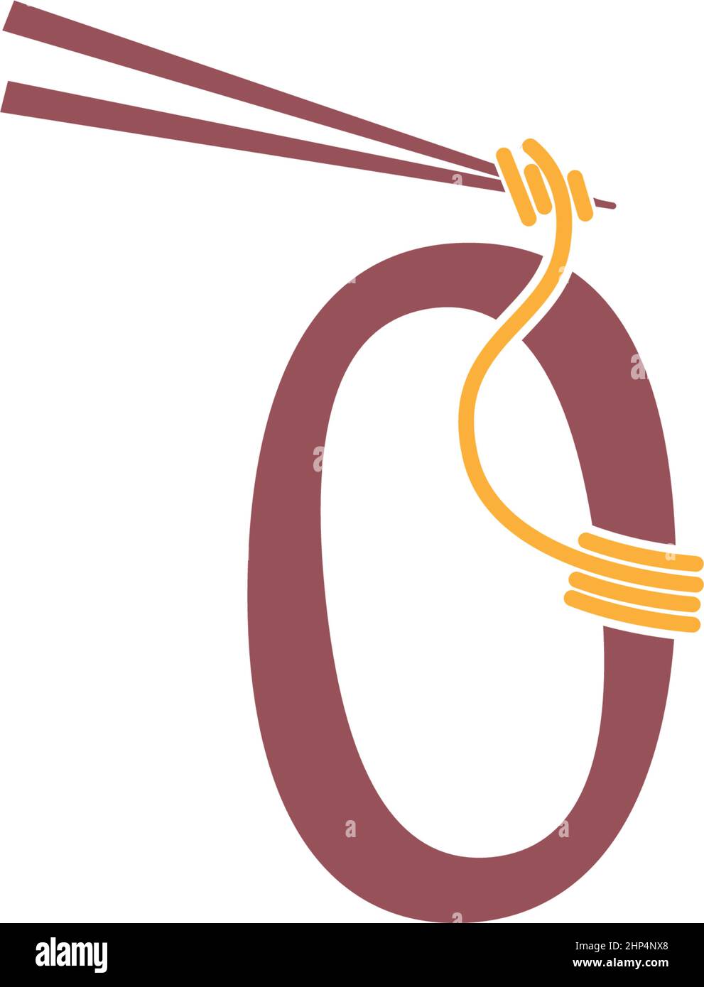 Zero number vector logo Cut Out Stock Images & Pictures - Alamy