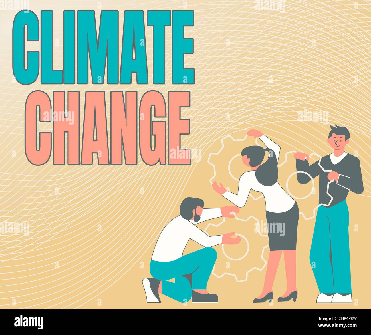 Conceptual caption Climate Change, Conceptual photo Increase in global ...
