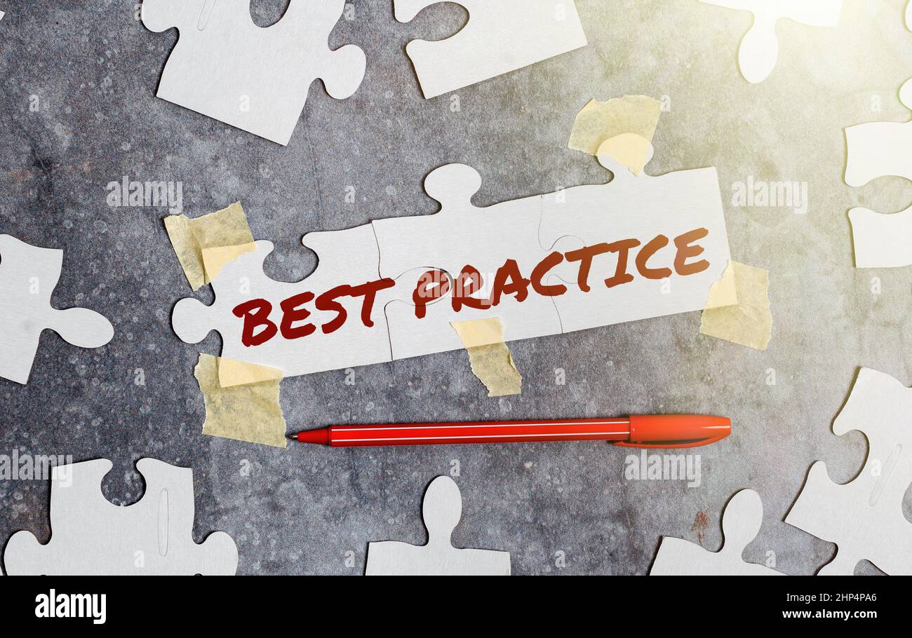 Text caption presenting Best Practice, Business idea Method Systematic ...