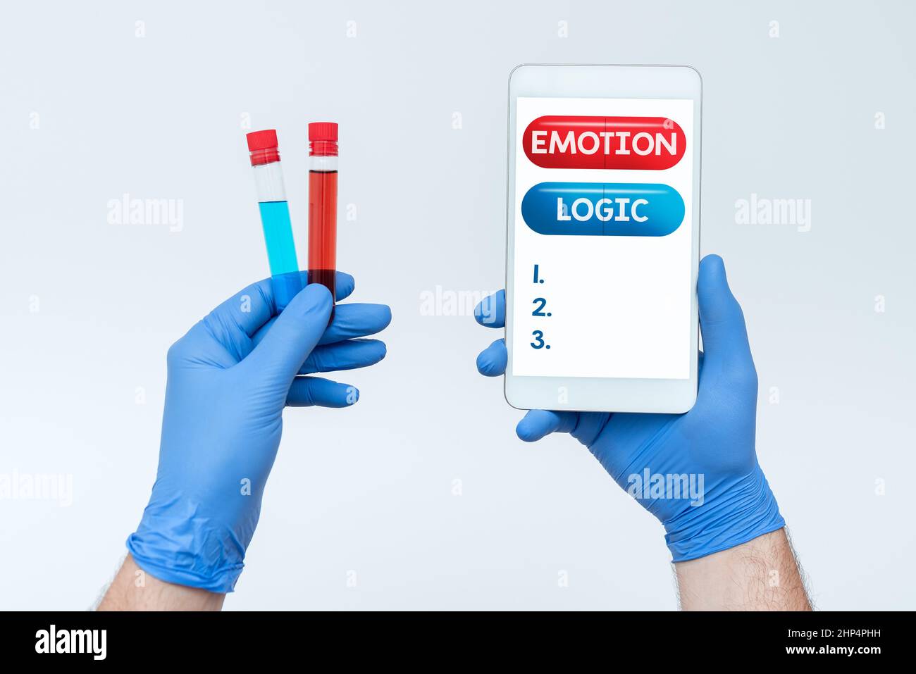 Text showing inspiration Emotion Logic, Word Written on Heart or Brain ...