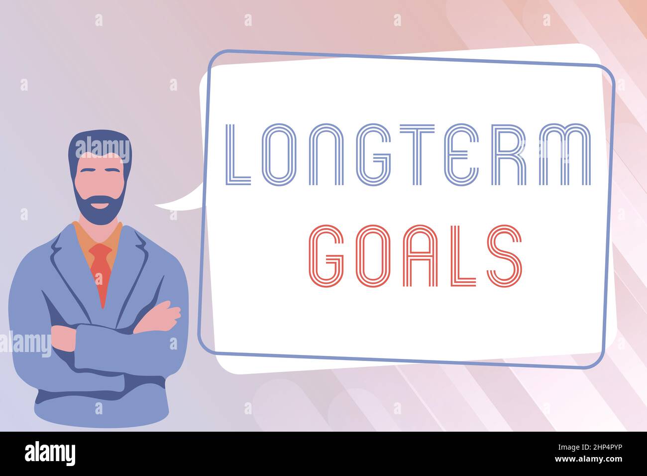 Writing displaying text Longterm Goals, Internet Concept Strategic ...