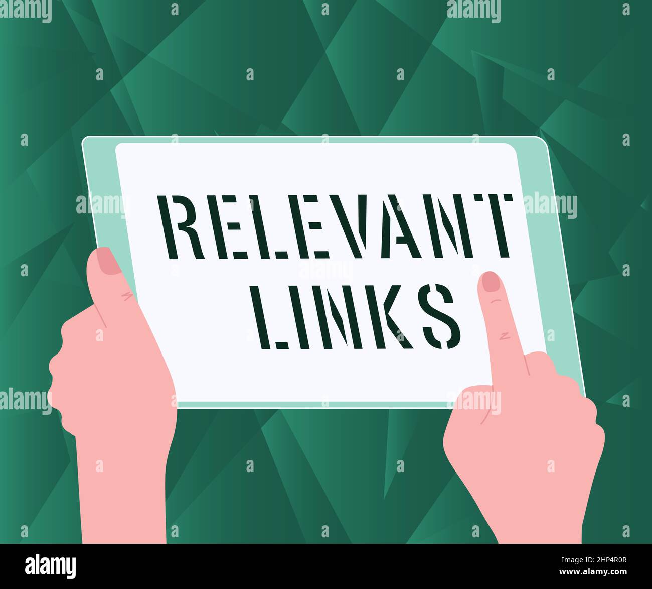 Conceptual display Relevant Links, Word for Significant sites for a ...