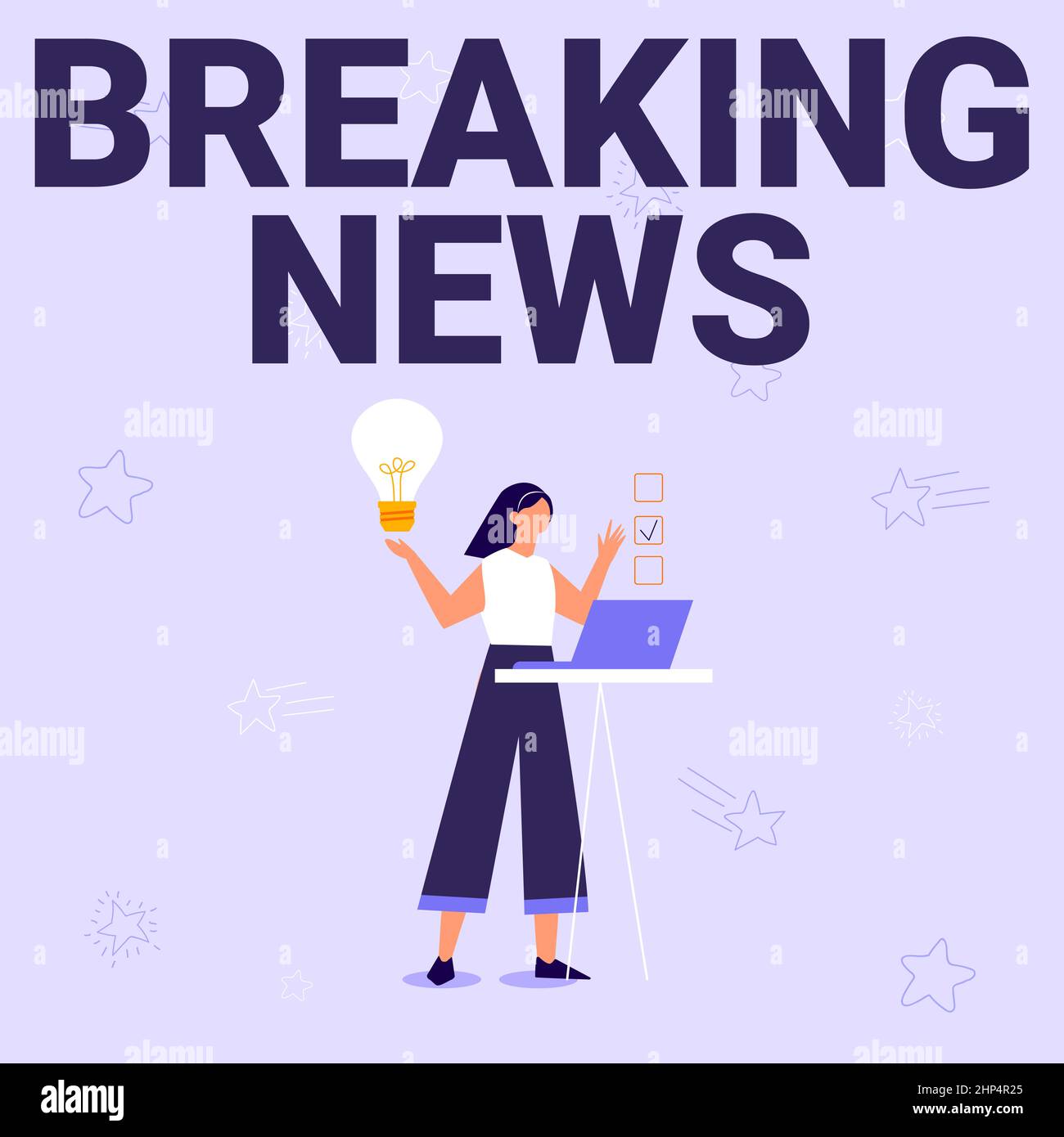 Hand writing sign Breaking News, Conceptual photo Special Report ...