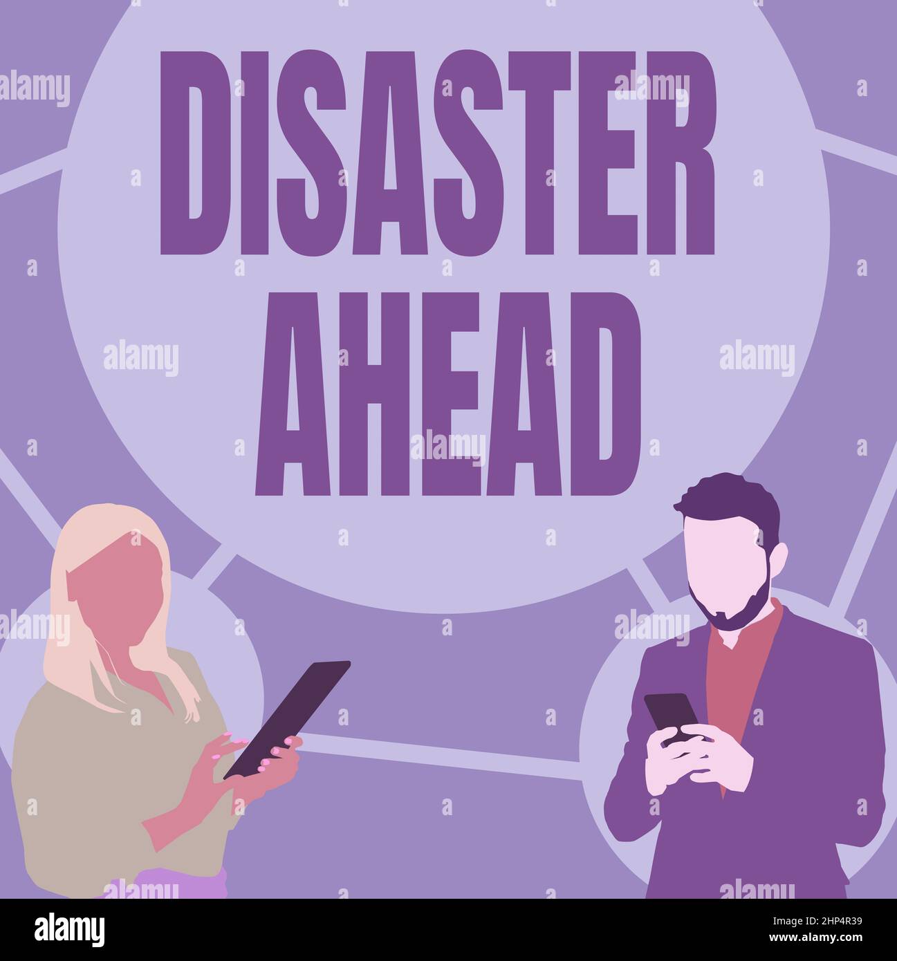 Text sign showing Disaster Ahead, Concept meaning Contingency Planning ... Text sign showing Disaster Ahead, Concept meaning Contingency Planning ...