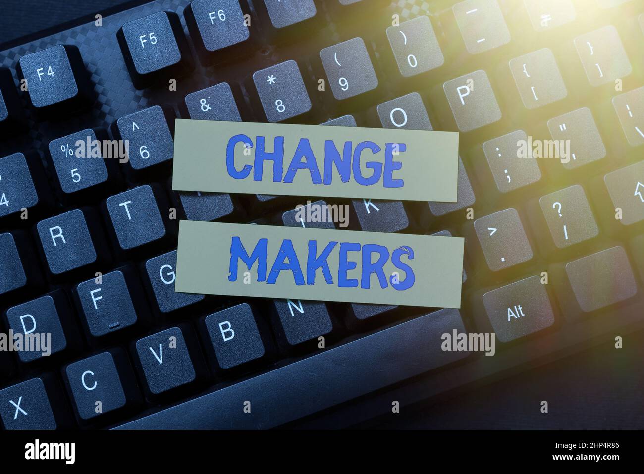 Text caption presenting Changemakers, Word for Young Turk Influencers ...