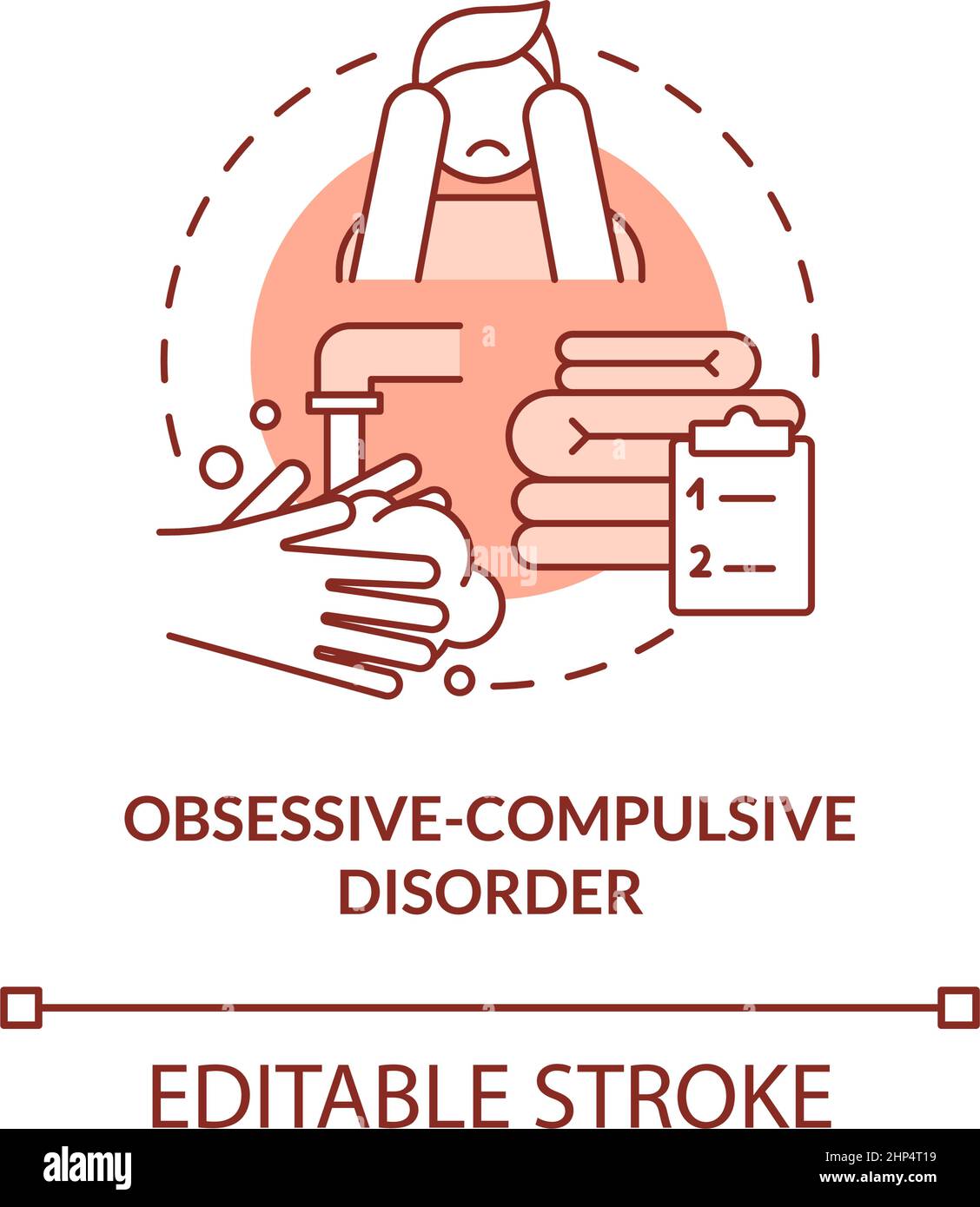 Obsessive compulsive disorder symbol hi-res stock photography and ...