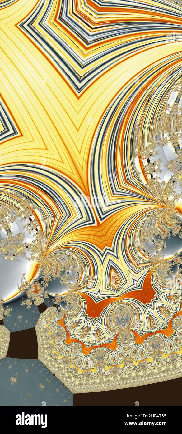 Abstract Computer generated Fractal design. A fractal is a never-ending pattern. Fractals are ...